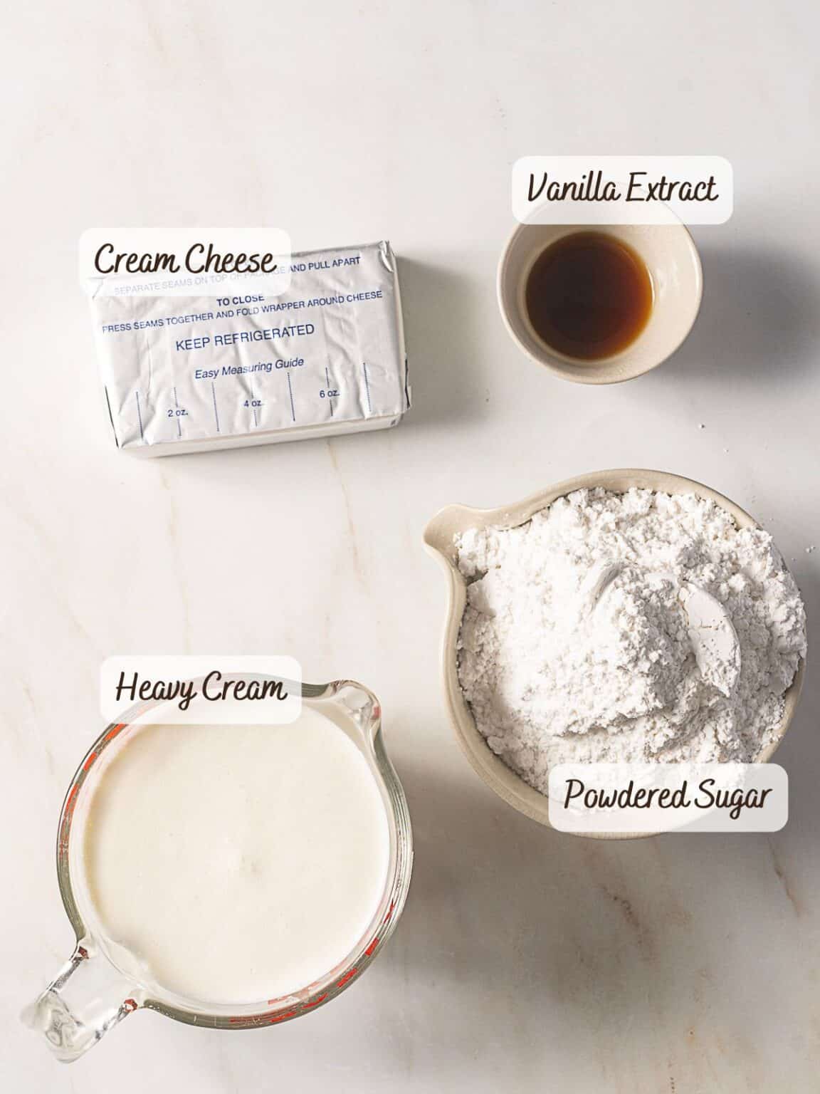 Whipped Cream Cheese Frosting without Butter - Easy Gluten Free Desserts
