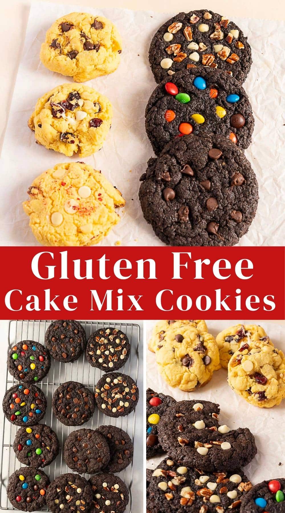 Gluten Free Cake Mix Cookies - Easy Gluten Free Desserts
