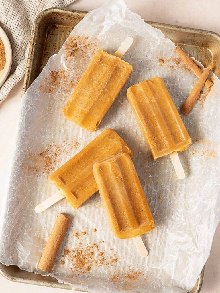 Pumpkin Popsicles - Easy Gluten Free Desserts