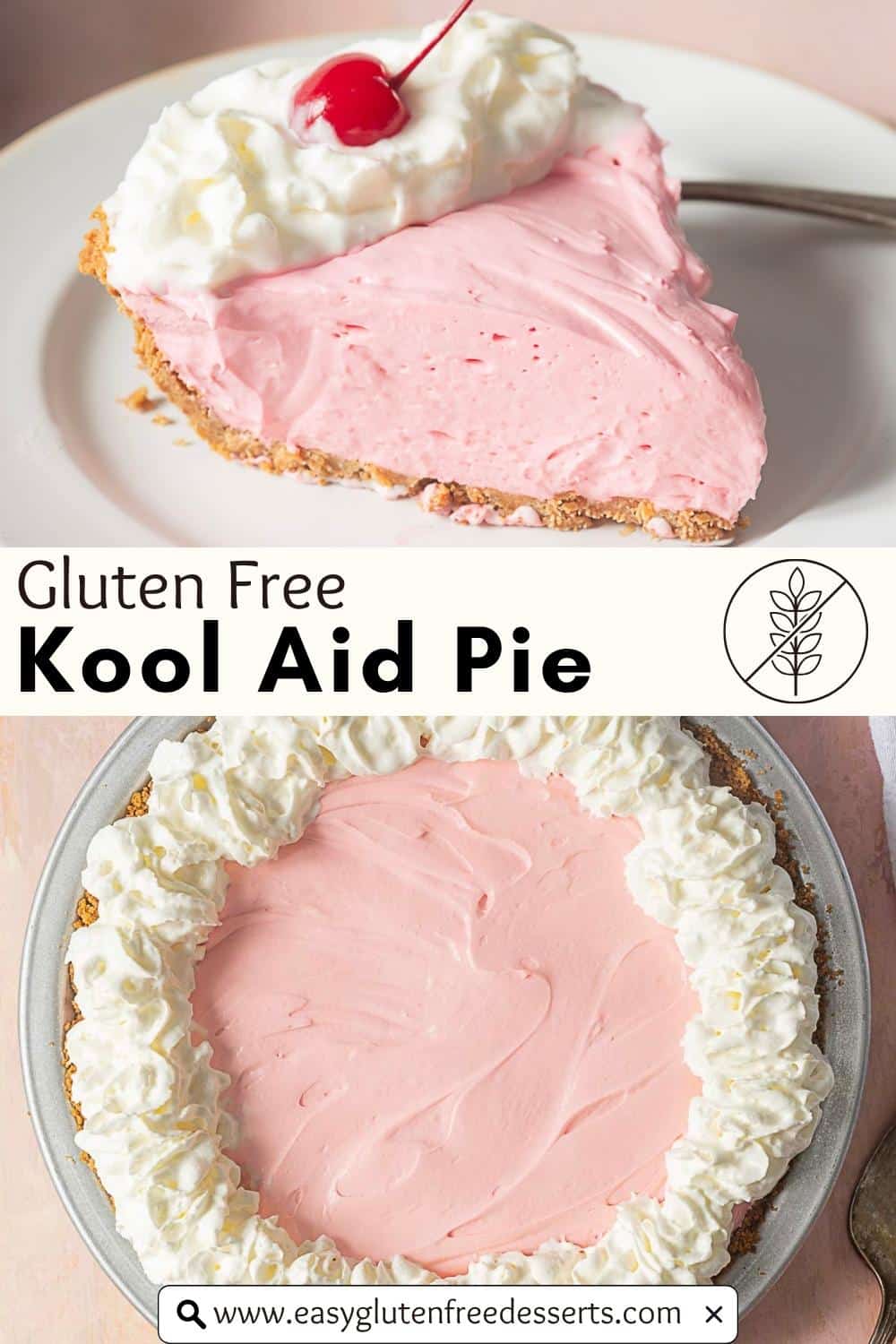 Gluten Free Kool Aid Pie (No Bake) - Easy Gluten Free Desserts