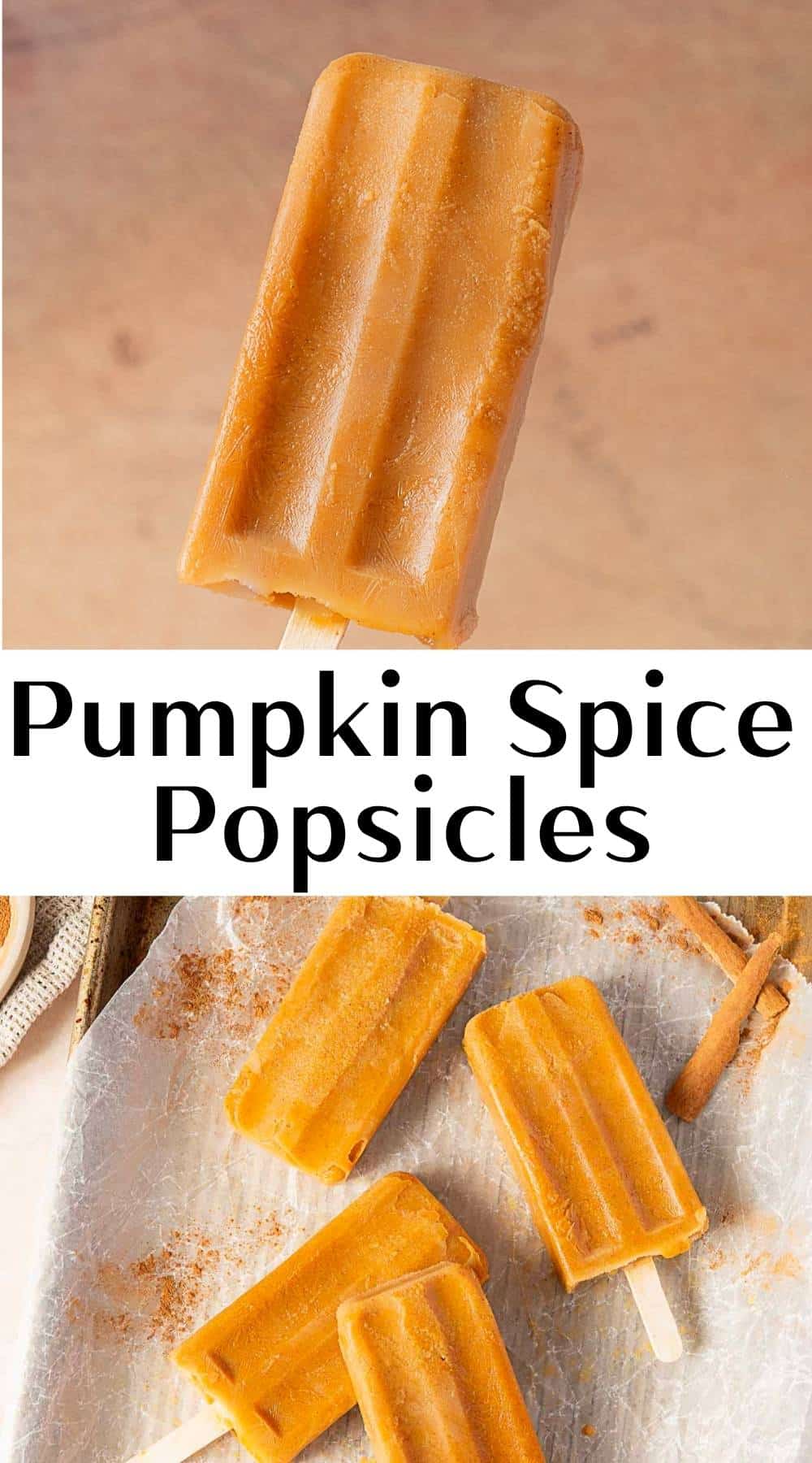 Pumpkin Popsicles - Easy Gluten Free Desserts