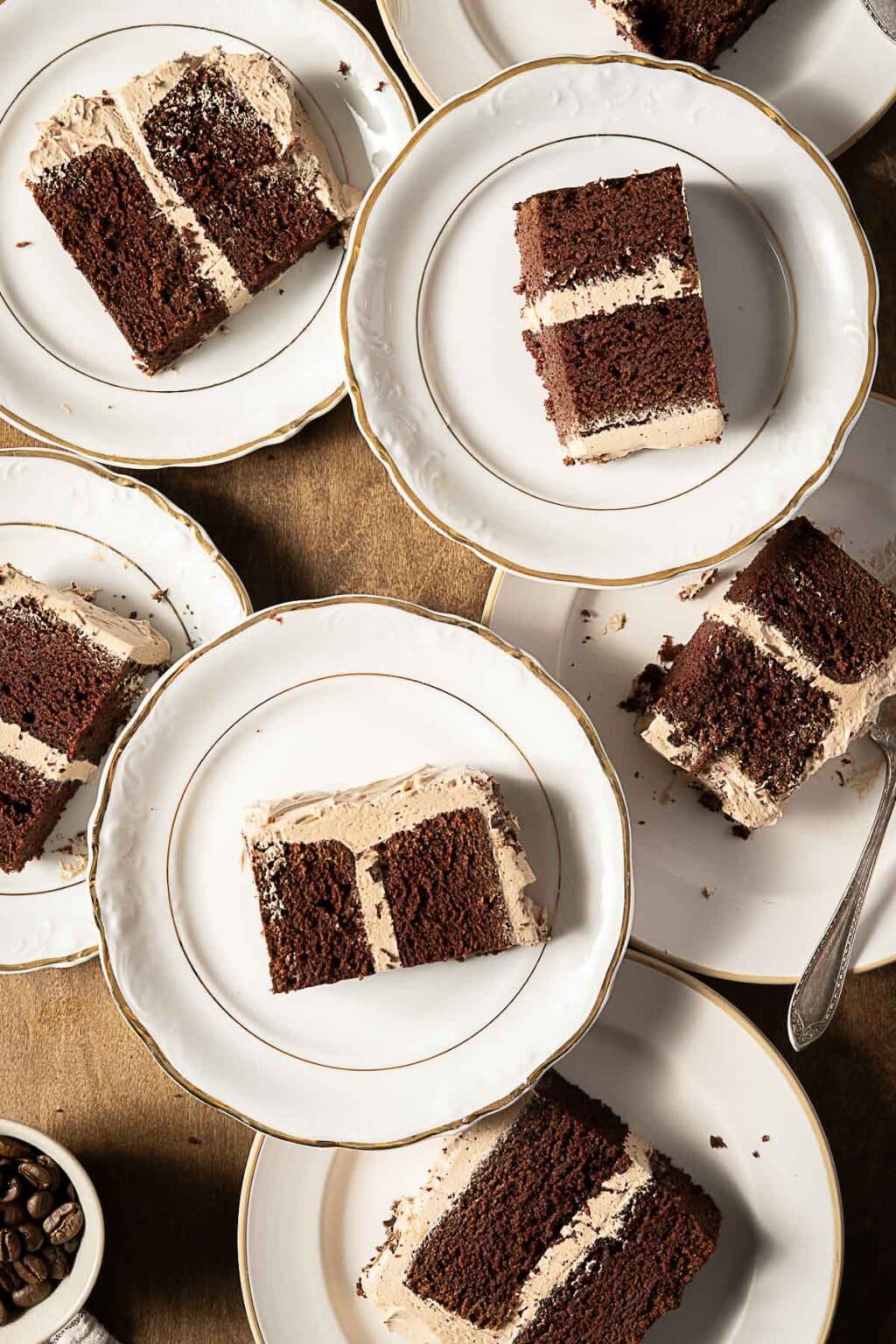 Gluten Free Mocha Cake - Easy Gluten Free Desserts