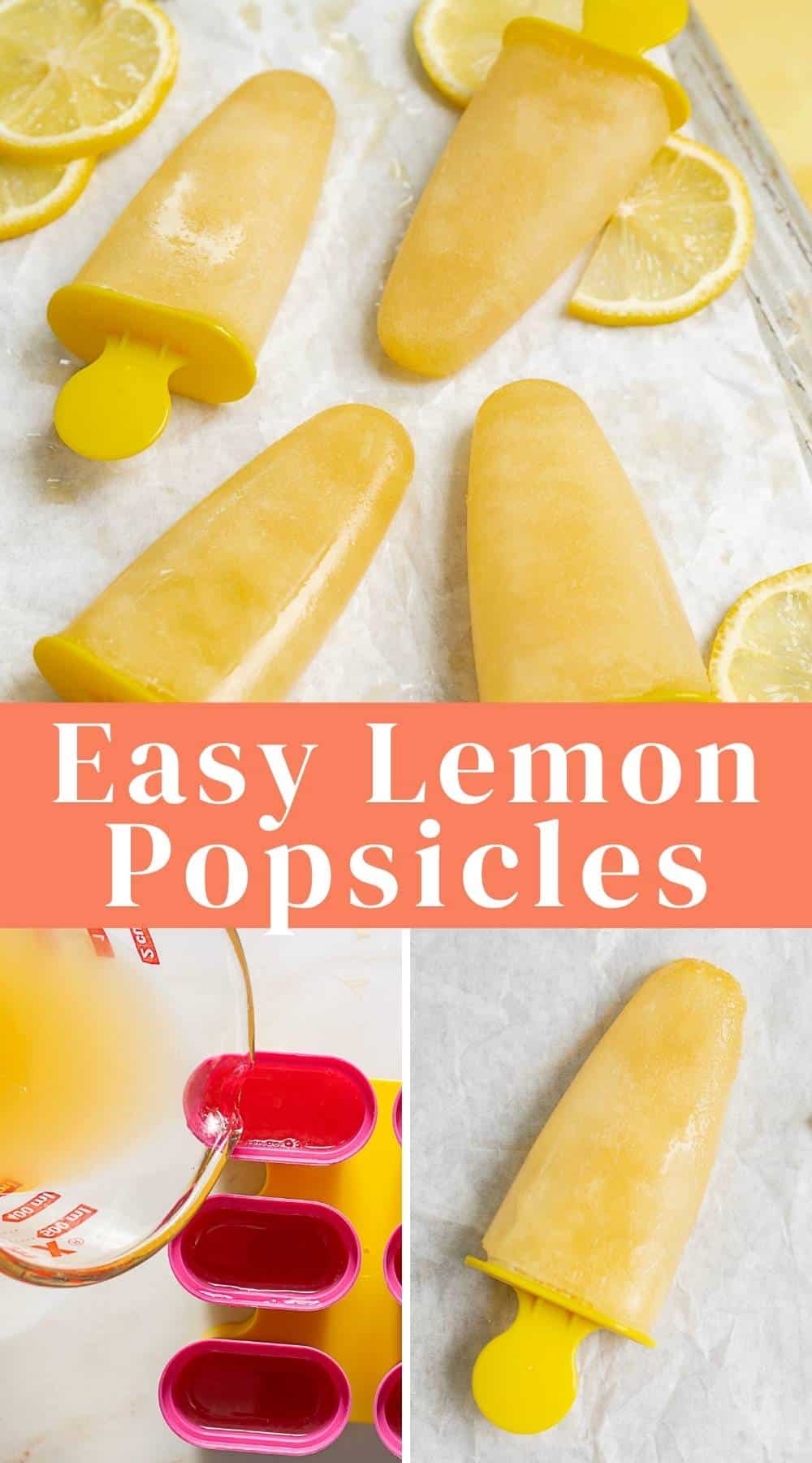 Lemon Popsicles - Easy Gluten Free Desserts