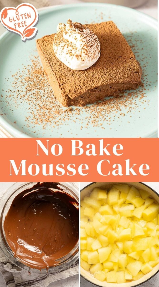 3 Ingredient Chocolate Cake (No Bake) - Easy Gluten Free Desserts