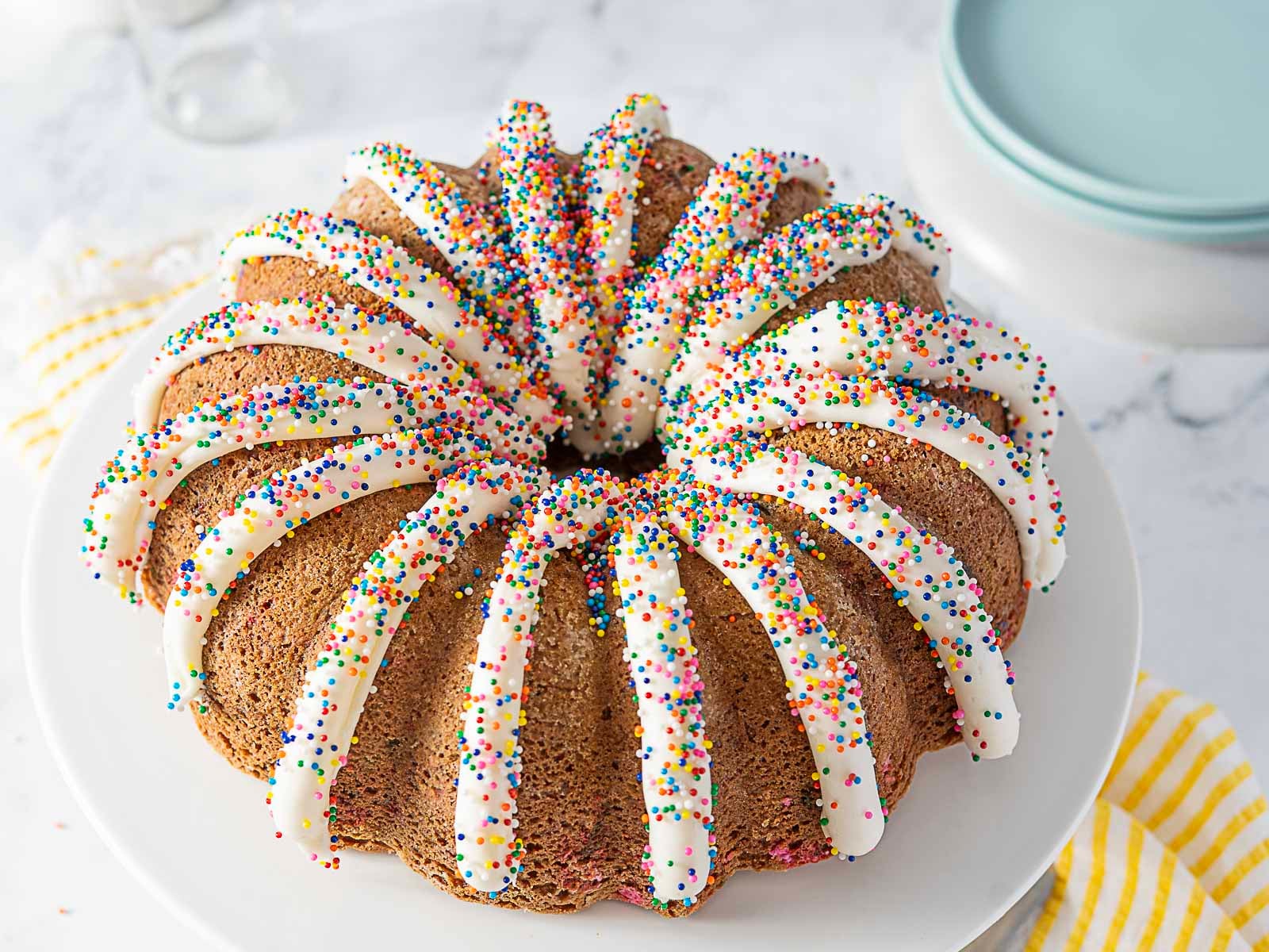 Gluten-Free Funfetti Birthday Cake - Easy Gluten Free Desserts